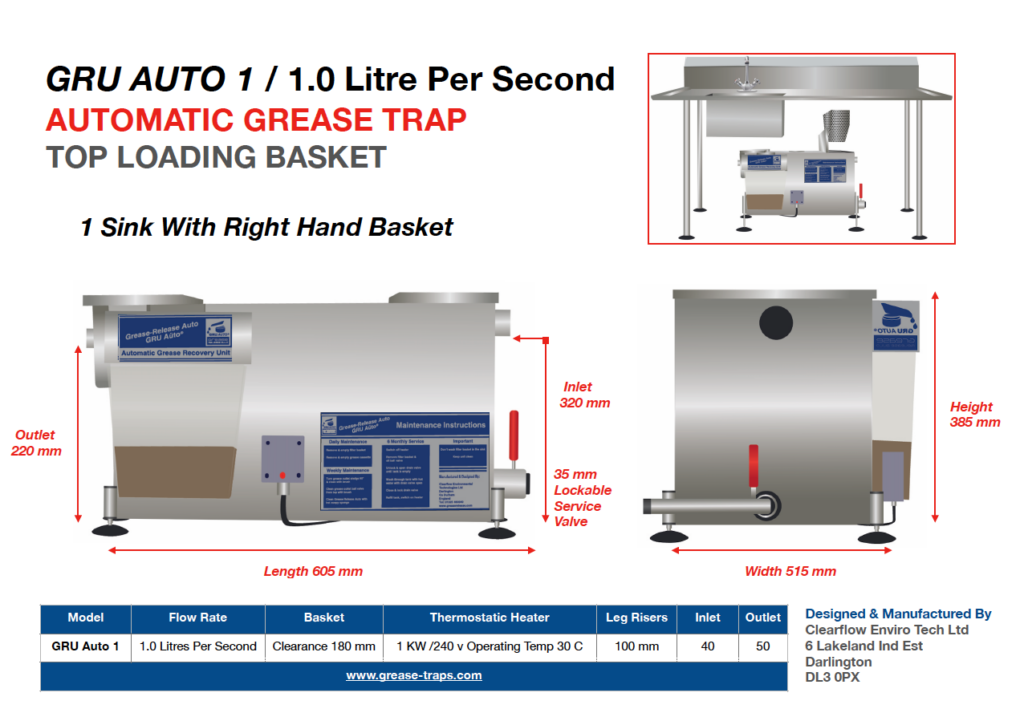 Automatic Grease Trap GRU AUTO 1